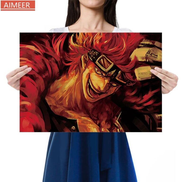 One Piece Character Eustass Kid comic Retro Kraft Poster - One Piece ...
