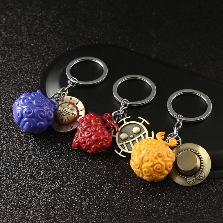 One Piece Keychain Metal-Devil Fruit Keychain - Official One Piece ...