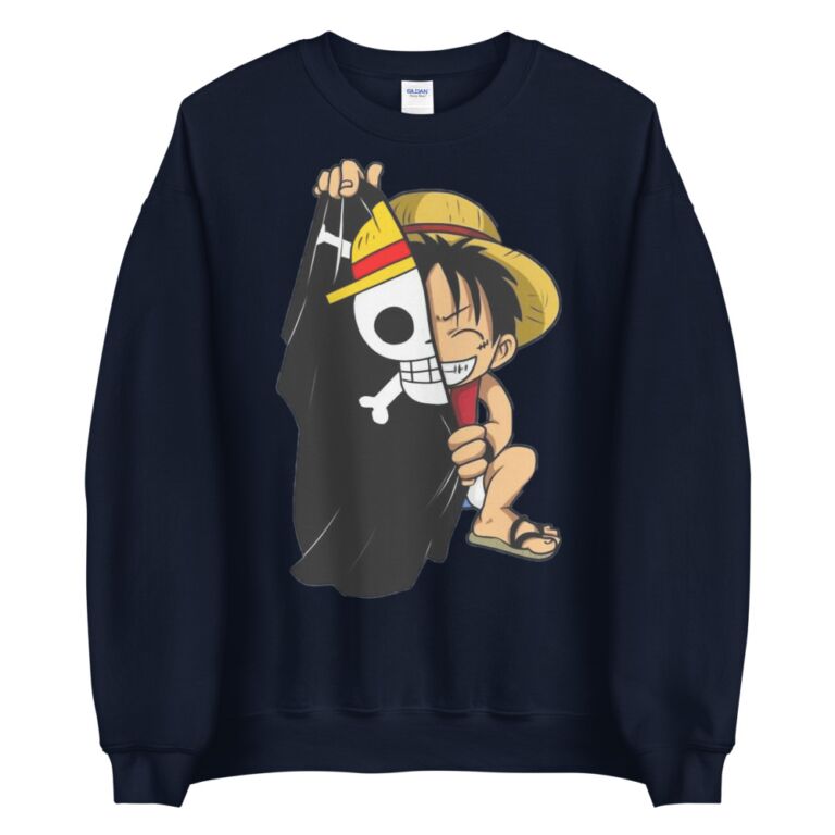Monkey D. Luffy Funy One Piece Anime Unisex Sweatshirt - One Piece ...