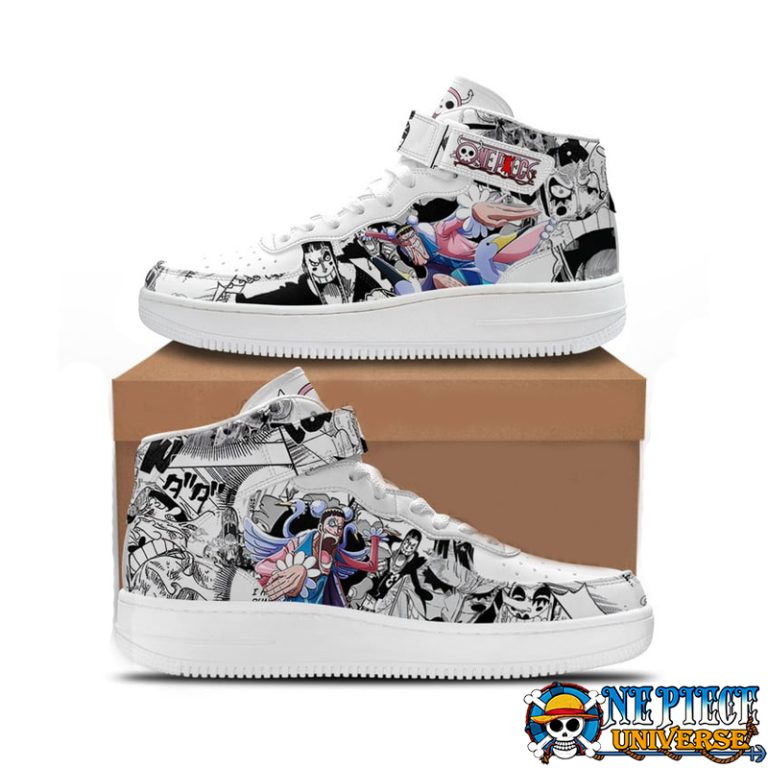 2 Bon Clay High Top Air Force Shoes One Piece Custom Shoes - One Piece ...
