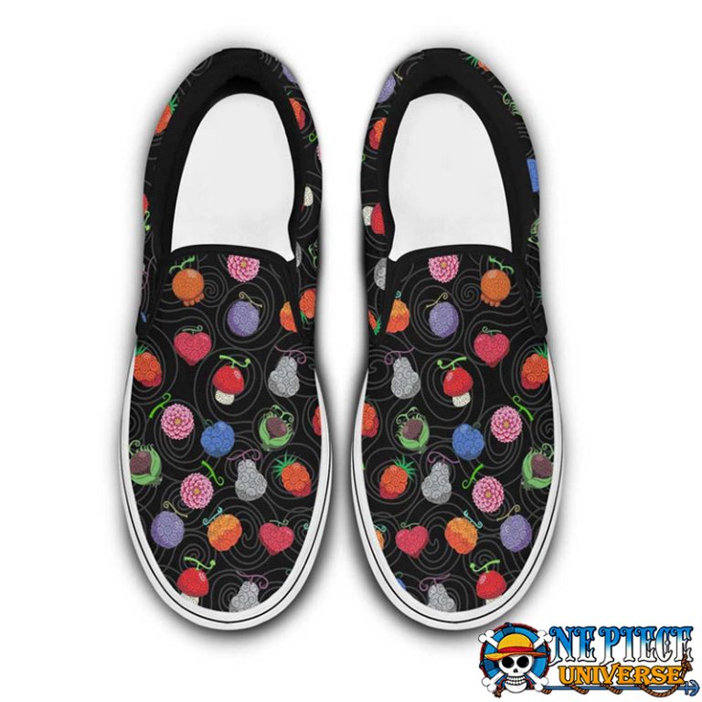 Devil Fruits Slip On Shoes One Piece Custom Shoes - One Piece Universe ...