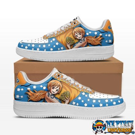 Nami Air Force Shoes One Piece Custom Anime Shoes - Official One Piece ...