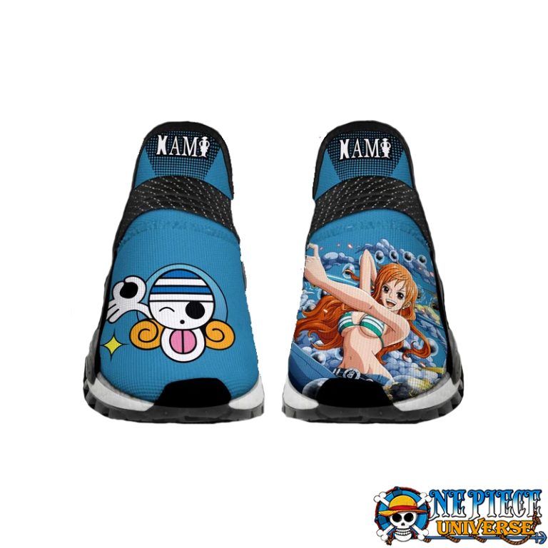 Nami NMD Human Shoes One Piece Custom Shoes - One Piece Universe Store ...