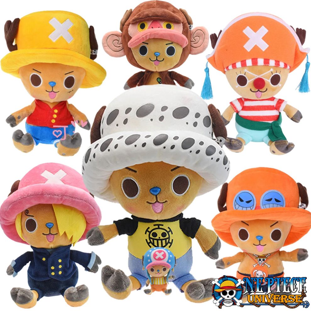Tony Chopper Plush Cosplay 6 Characters Doll Toys