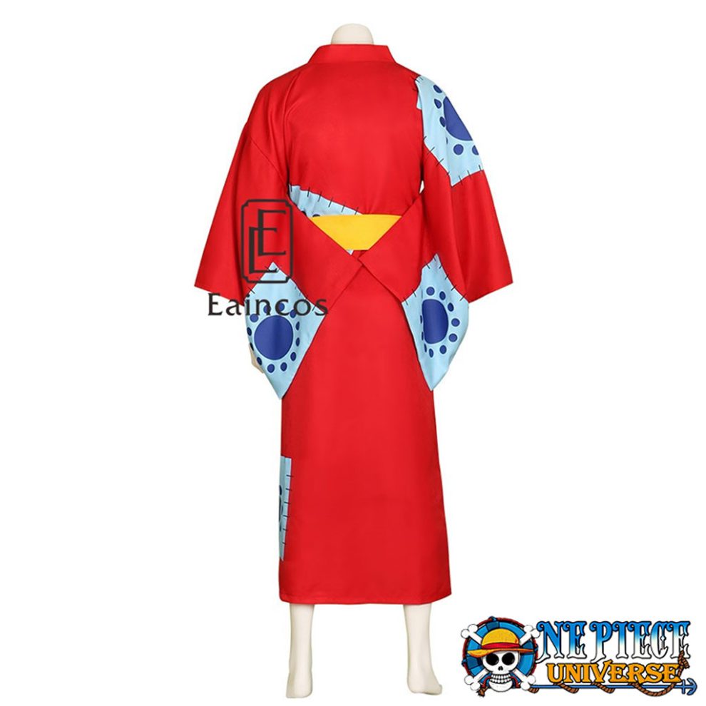 Luffy Cosplay Costume Halloween (Luffy Wano Outfit) For Sale | One ...