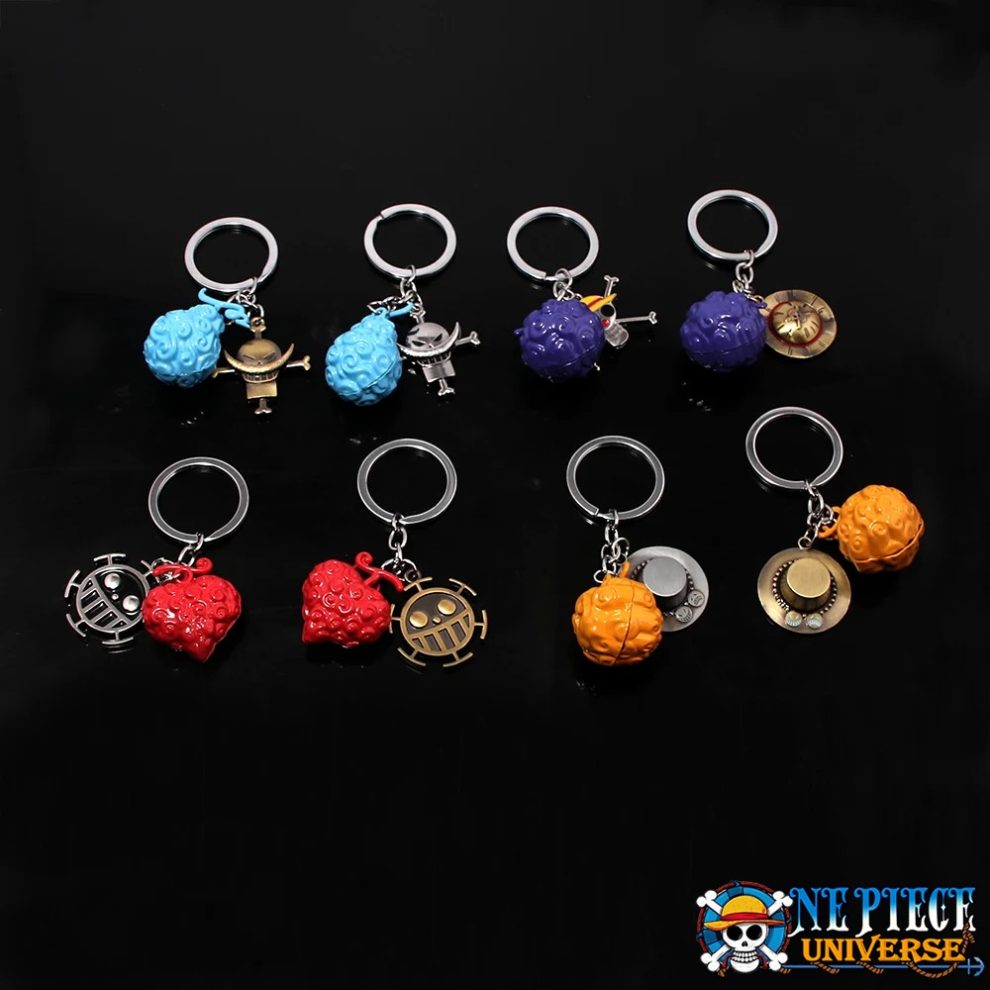 One Piece Devil Fruit Keychain New Collection 2024
