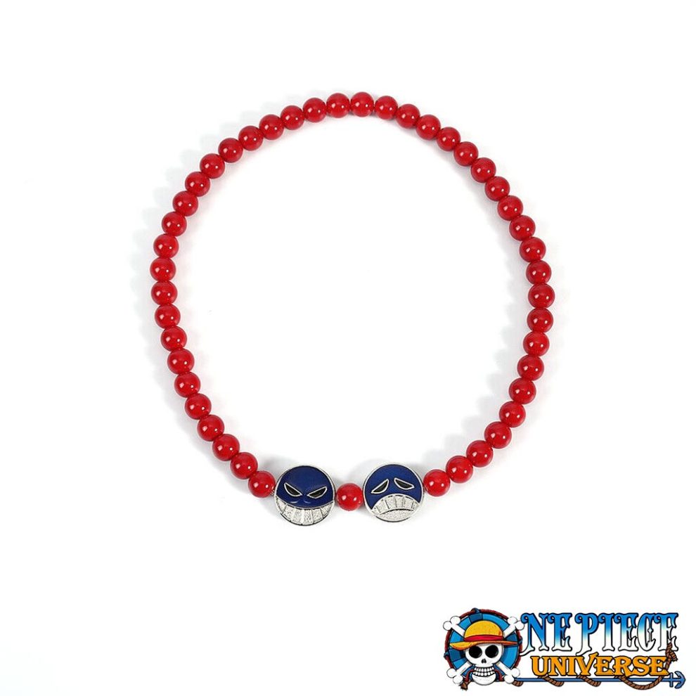 Portgas D Ace Bracelet Necklace Set Hot New 2023 | One Piece Universe Store