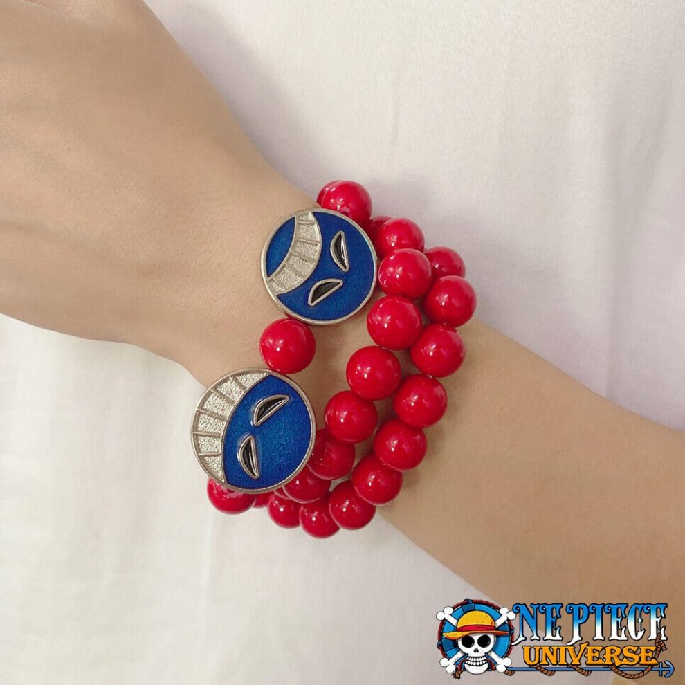 Portgas D Ace Bracelet Necklace Set Hot New 2023 | One Piece Universe Store