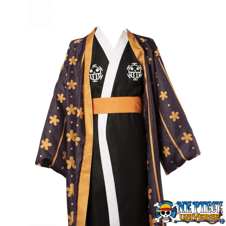 Trafalgar Law Wano Outfit Cosplay Costume Kimono HOT 2024 | One Piece ...
