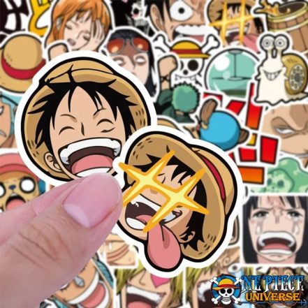 Graffiti Cute Luffy Sticker 40PCS - Official One Piece Merch Collection ...