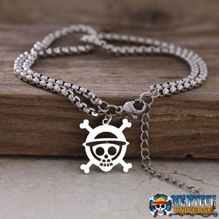 One Piece Luffy Bracelet Anime Straw Hat Skull - One Piece Universe ...