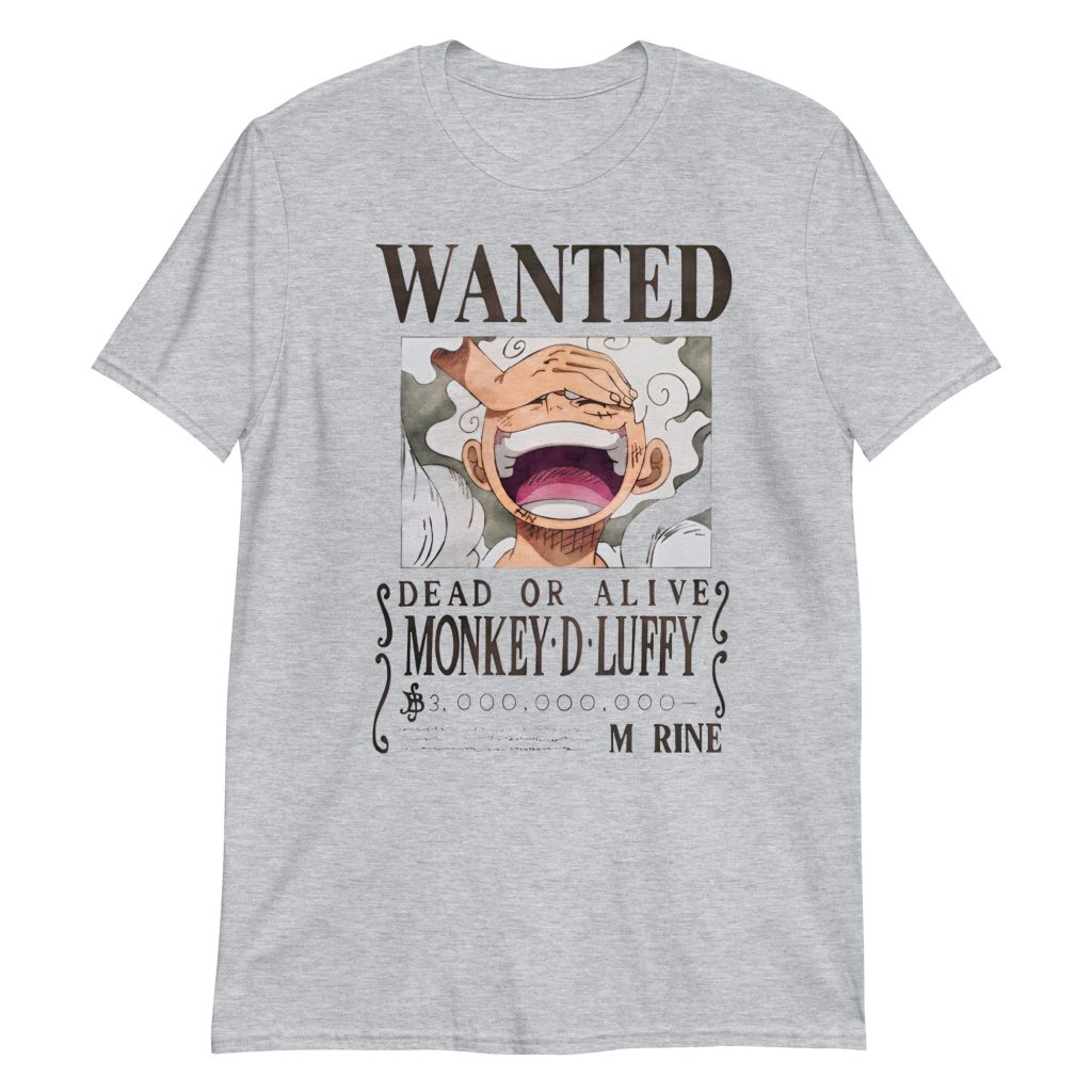 Monkey D. Luffy Gear 5 Wanted Unisex T-Shirt - Official One Piece Merch ...