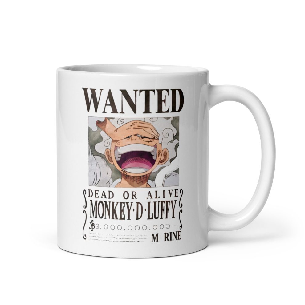 Monkey D Luffy Gear 5 Wanted Mug - Official One Piece Merch Collection ...