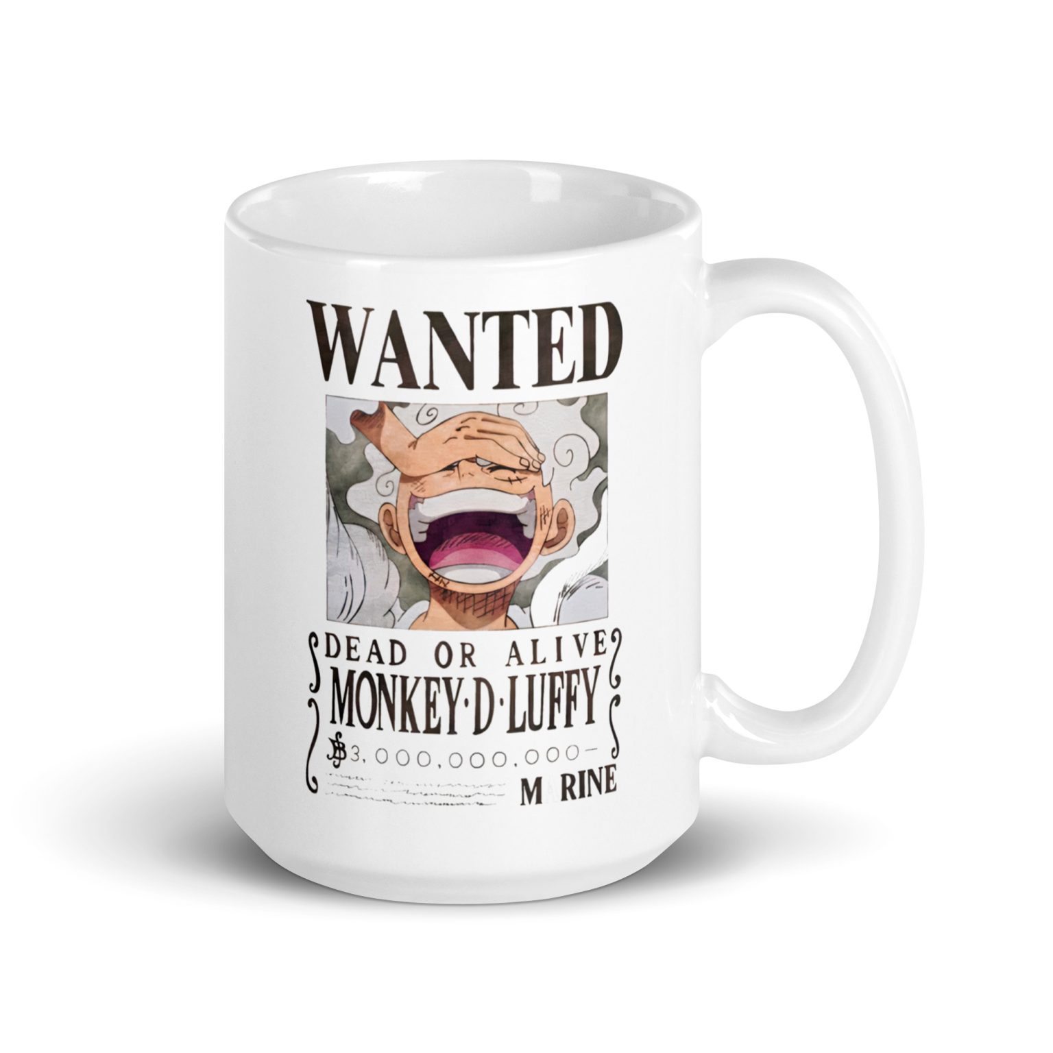 Monkey D Luffy Gear 5 Wanted Mug - Official One Piece Merch Collection ...