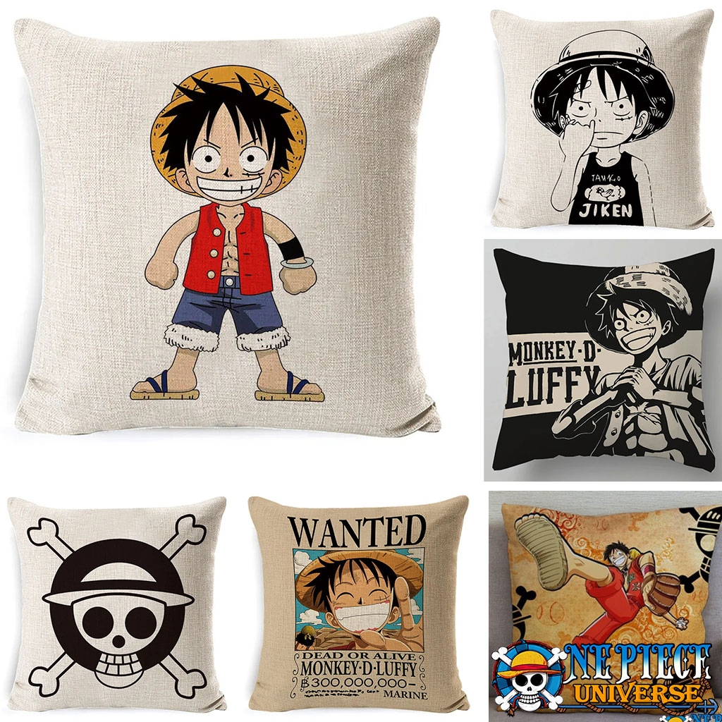 Luffy Vs Chopper Pillow Case Linen 45x45CM (7 colors) | One Piece Universe