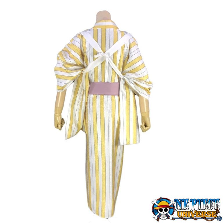 Sanji Wano Outfit Costume Kimono Cosplay Yellow Pattern for Sale | One ...