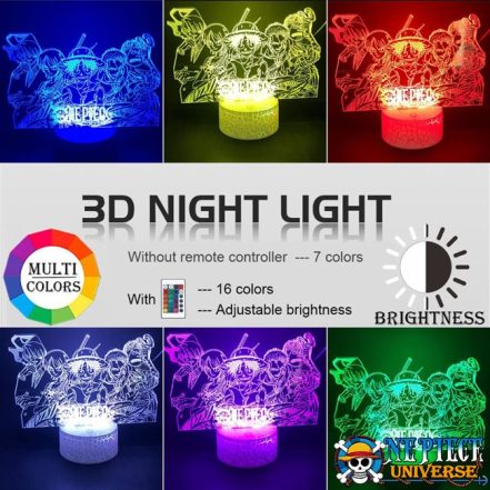 One Piece Lamp Anime 3D Led Light Hot 2023 - Official One Piece Merch ...