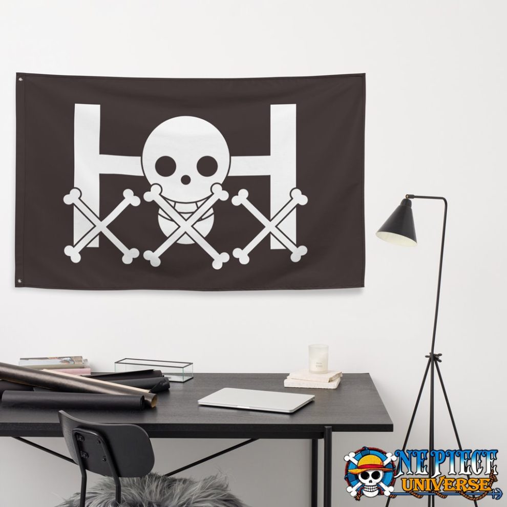 One Piece Ideo Pirates Jolly Roger FLAG Banner | One Piece Universe Store