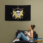 One Piece Jolly Roger Golden Lion Pirates Flag (2 Colors) | One Piece ...