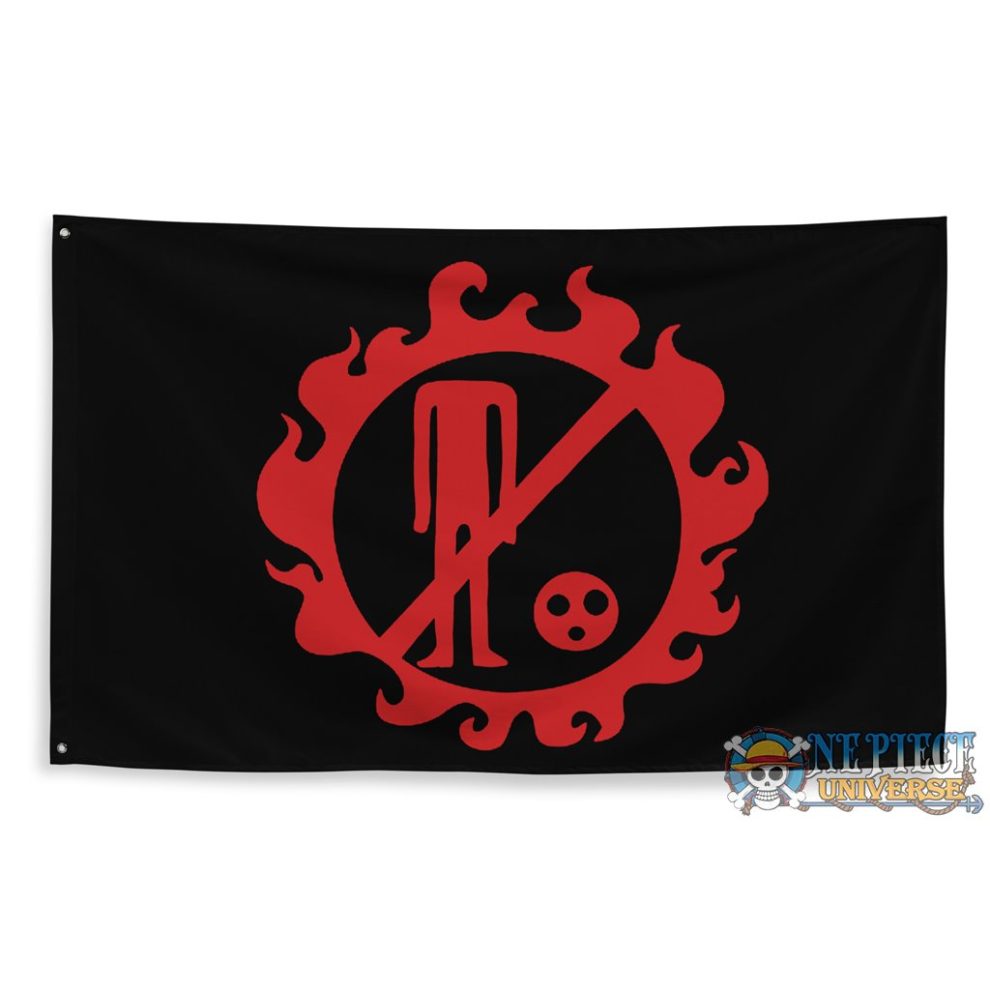 Whitebeard Jolly Roger Flag (One Piece Whitebeard Flag) | One Piece ...