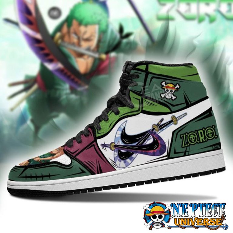 Santoryu Three Swords Roronoa Zoro Custom Shoes Sneakers