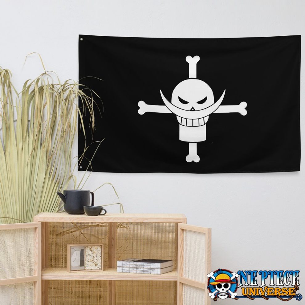 Whitebeard Jolly Roger Flag (One Piece Whitebeard Flag) | One Piece ...