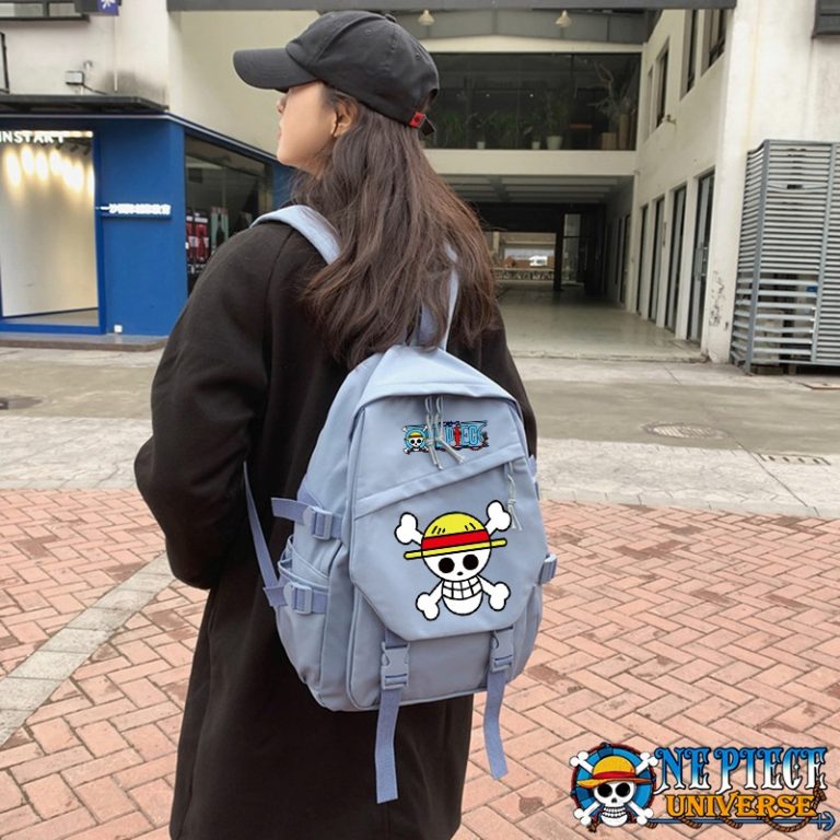 SET 3PCS One Piece Luffy Strawhat Backpack Anime | One Piece Universe Store