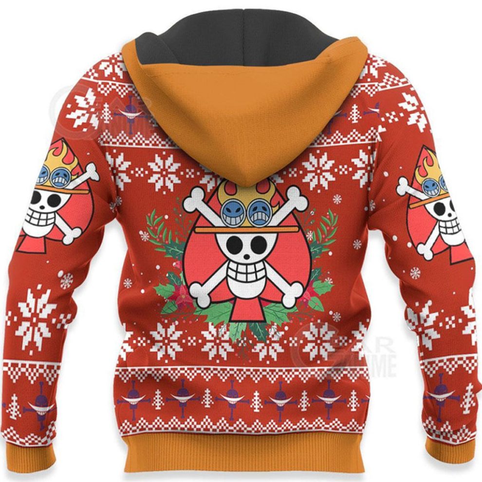 One Piece Portgas Ace Ugly Christmas Sweater Xmas Gift - Official One ...