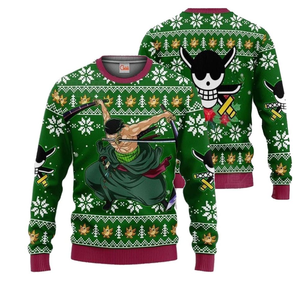 One Piece Luffy Gear 4 Ugly Christmas Sweater Xmas Gift - Official One ...
