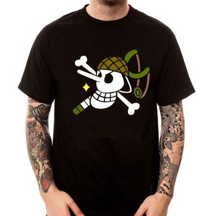 One Piece Usopp Jolly Roger Flag T-Shirt - Official One Piece Merch ...