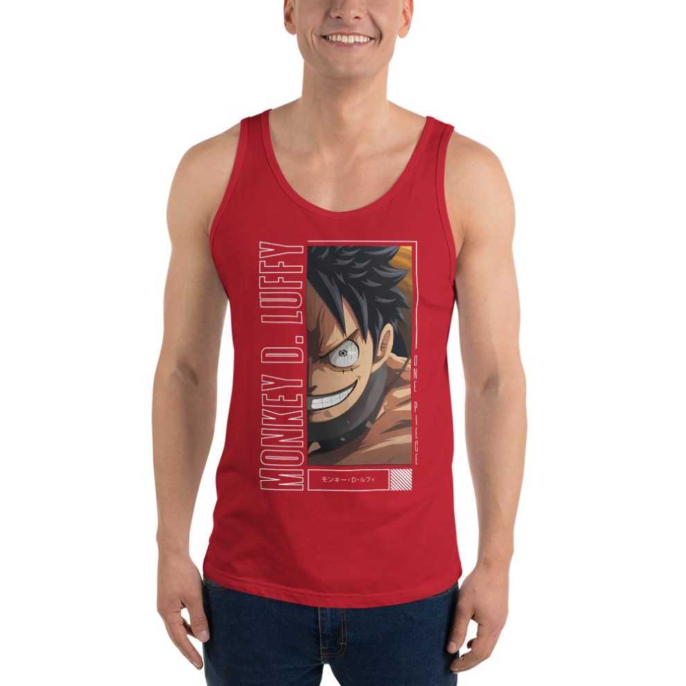 One Piece Monkey D. Luffy Half a Face Unisex Tank Top - Official One ...