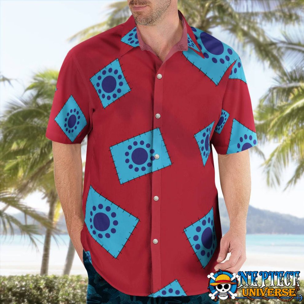 Luffy Red Button Up Shirt Pattern New 2024 | One Piece Universe Store