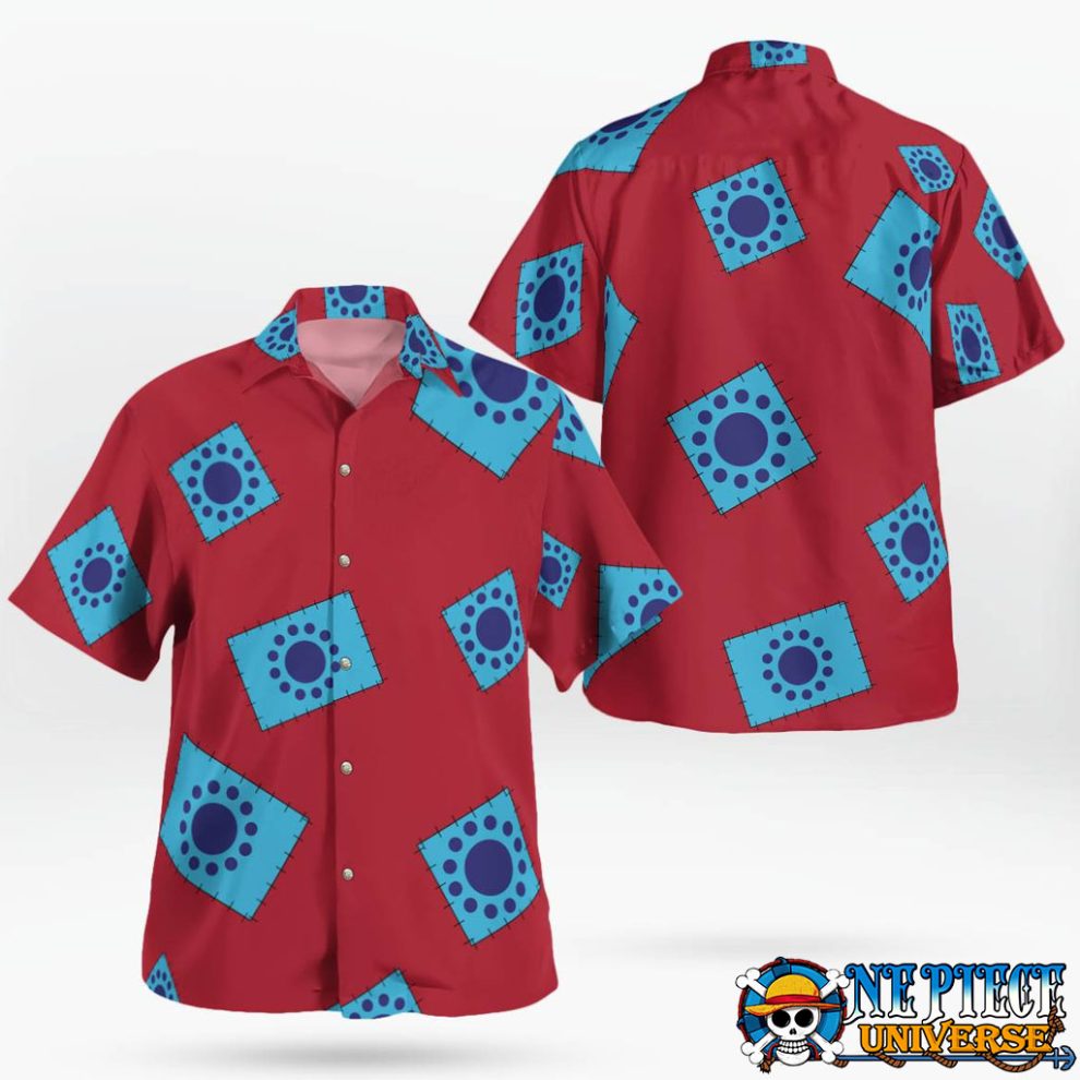 Luffy Red Button Up Shirt Pattern New 2024 | One Piece Universe Store