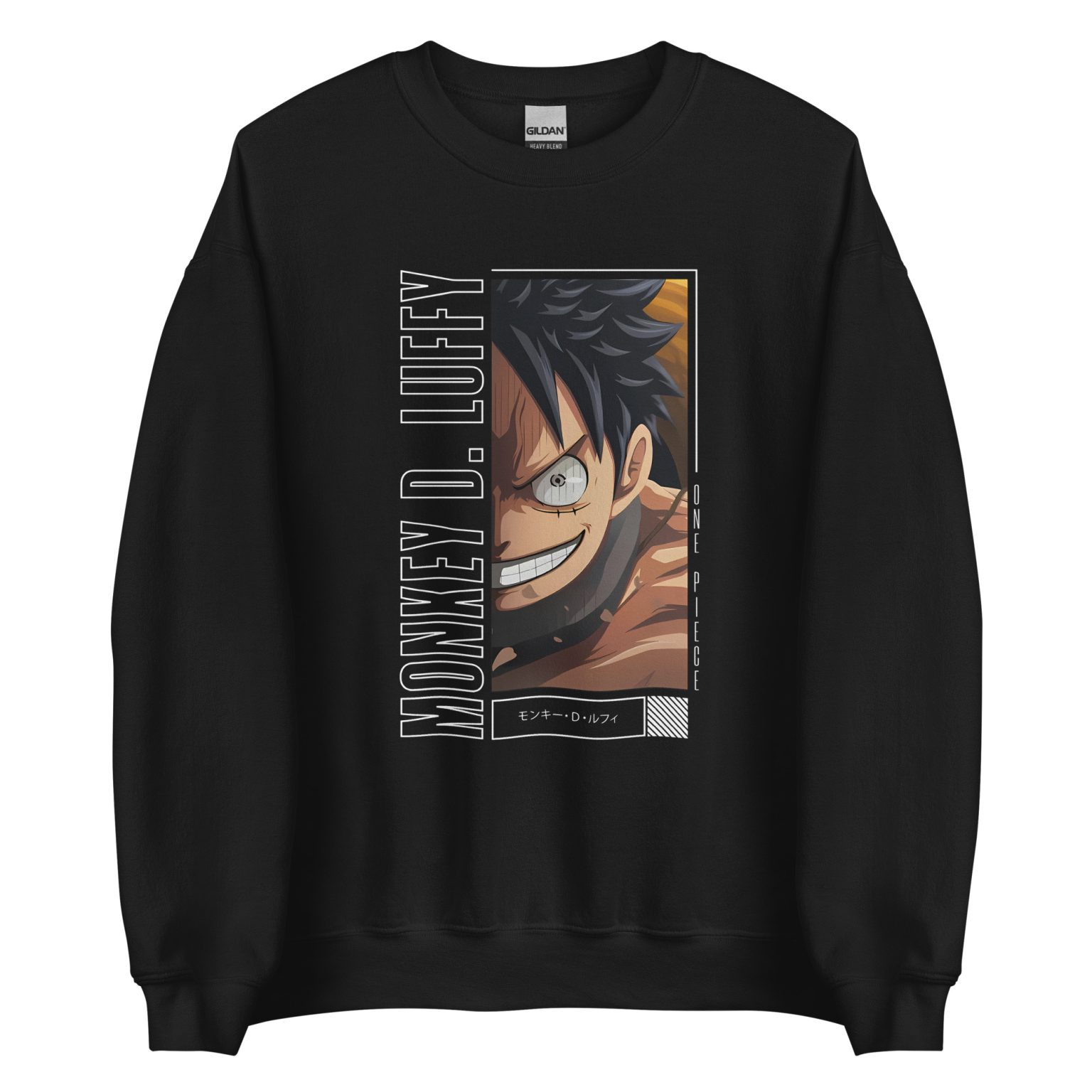 One Piece Monkey D. Luffy Face Sweatshirt - One Piece Universe Store ...