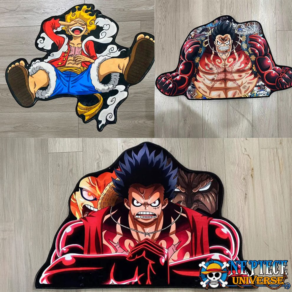 Luffy Gear 4th Rug Shape Floor Mats Indoor (3 Colors) | One Piece ...