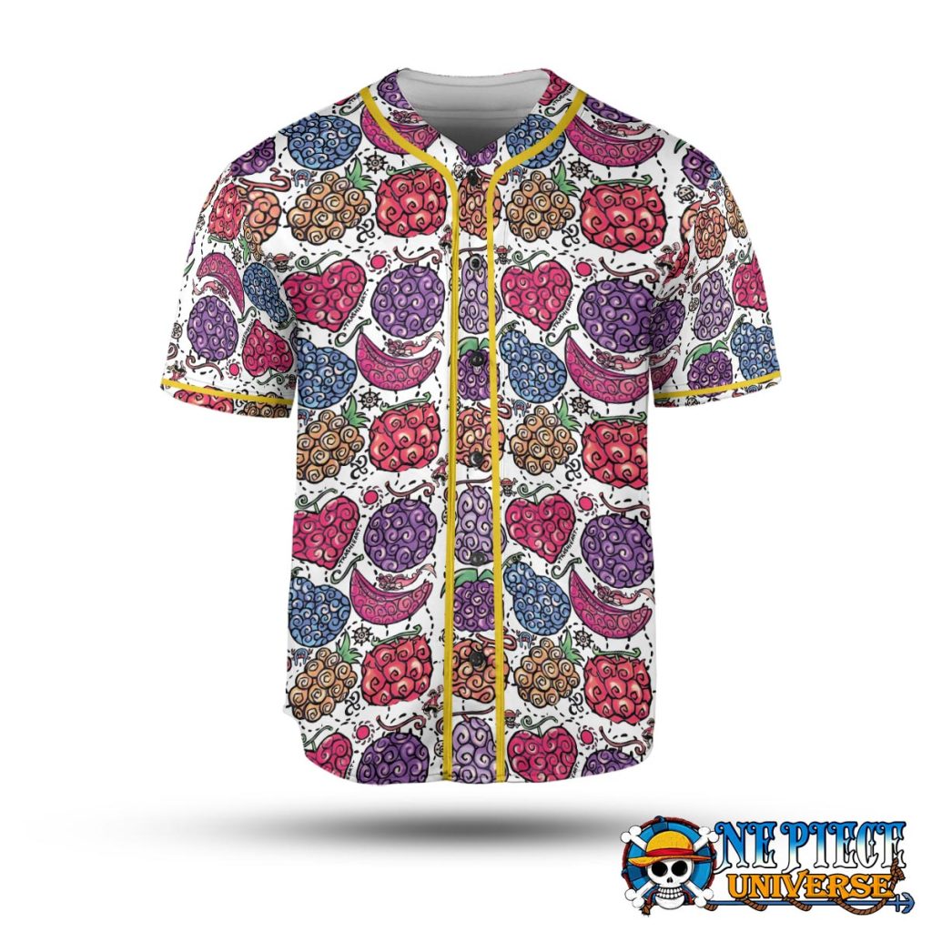 One Piece All Devil Fruit Baseball Jersey - One Piece Universe Store ...