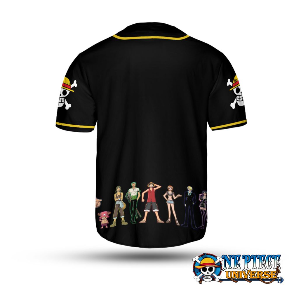 One Piece Straw Hat Symbol Baseball Jersey - Official One Piece Merch ...