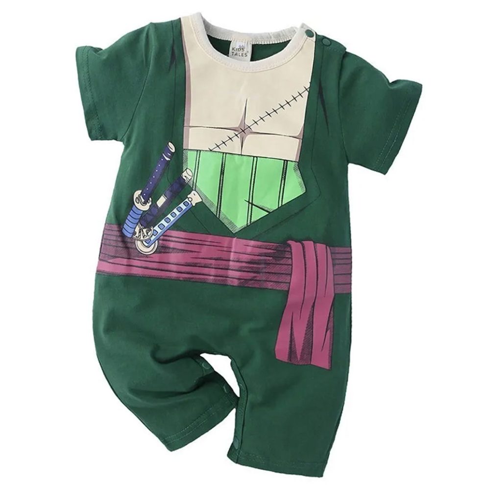 One Piece Anime Zoro Onesie Clothes Baby Swimsuit Newborn - Official ...
