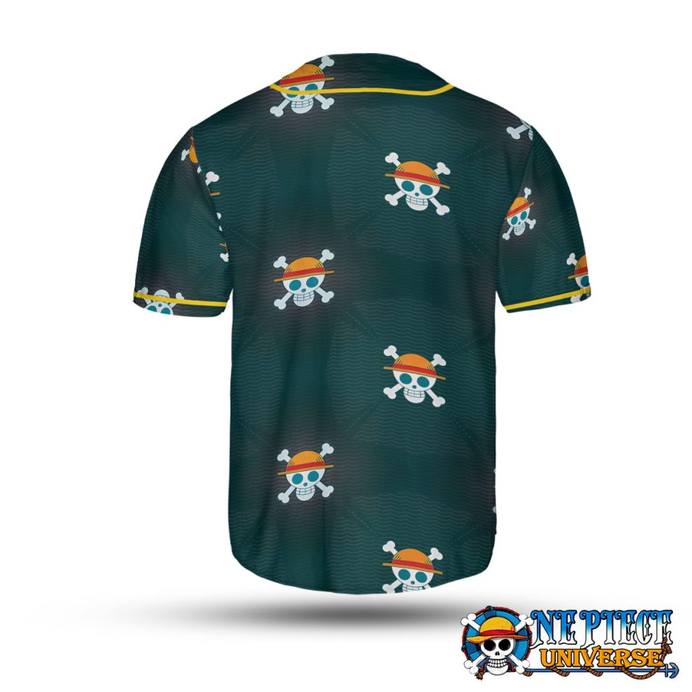One Piece Straw Hat Symbol Baseball Jersey - Official One Piece Merch ...
