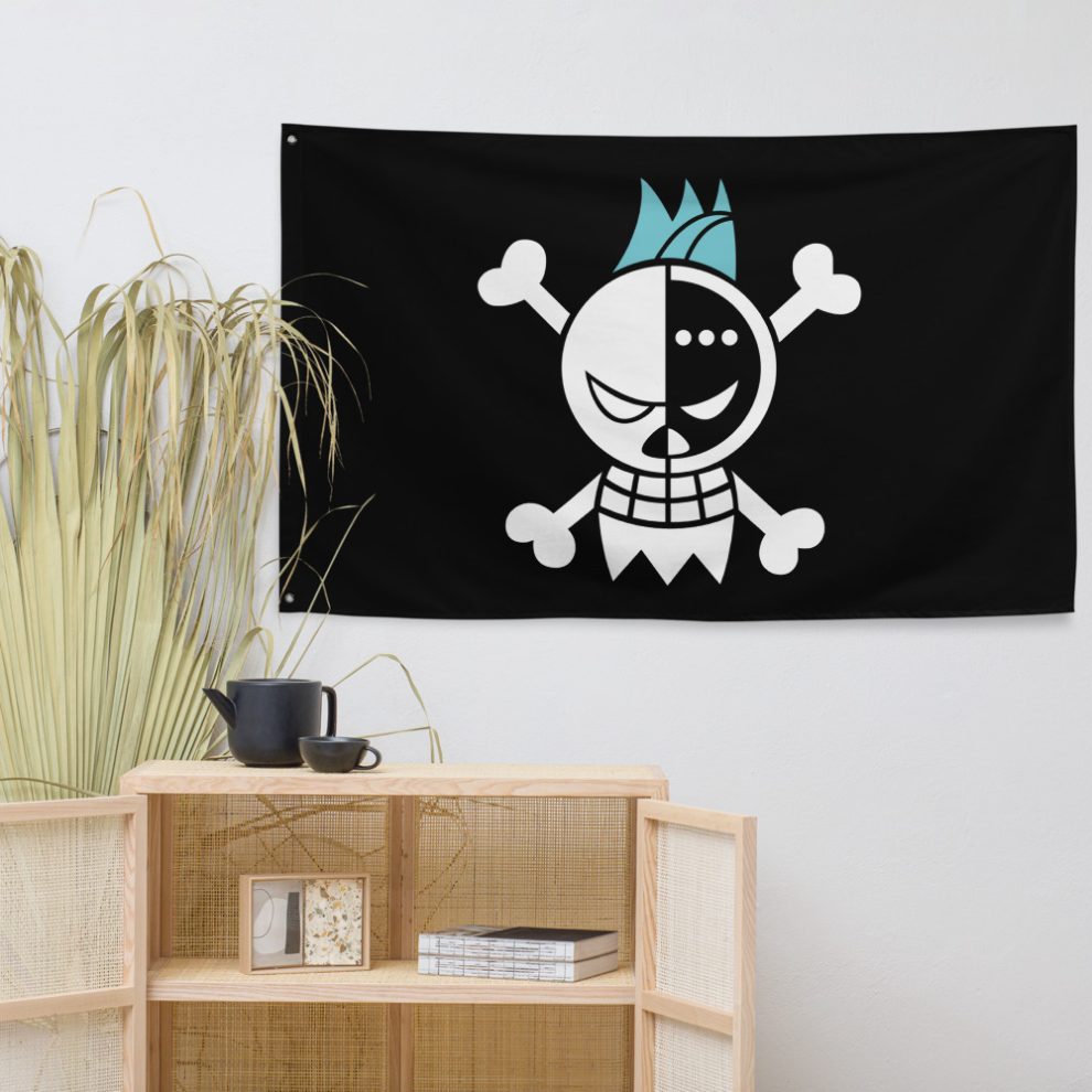 One Piece Franky Jolly Roger Flag | One Piece Universe Store