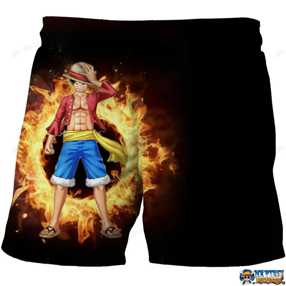 Luffy Beach Shorts Fashion Swim Trunks S-3XL (10 Colors) | One Piece ...