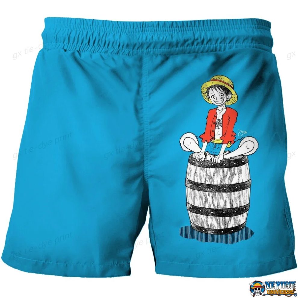 Luffy Beach Shorts Fashion Swim Trunks S-3XL (10 Colors) | One Piece ...