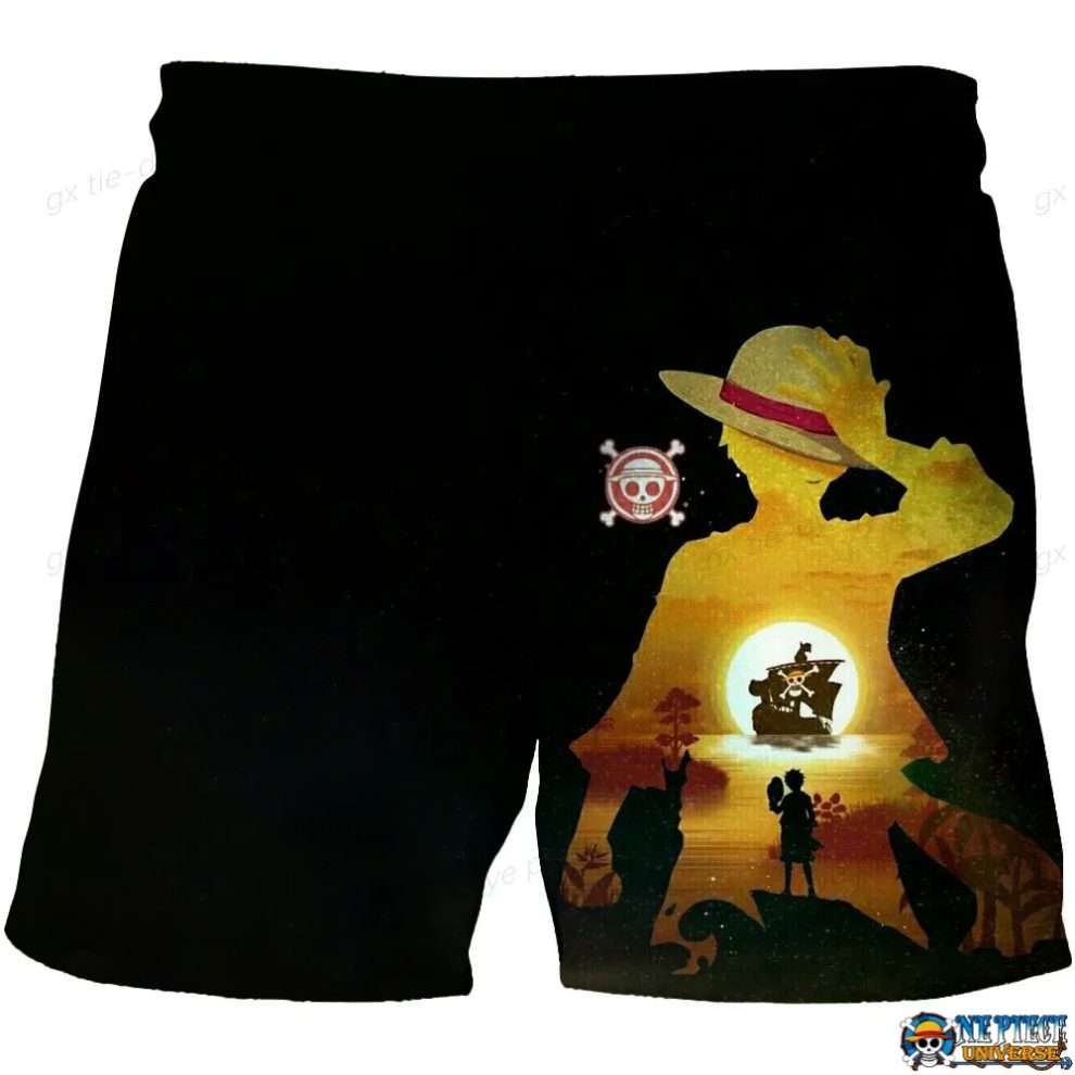 Luffy Beach Shorts Fashion Swim Trunks S-3XL (10 Colors) | One Piece ...
