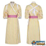 Sanji Wano Outfit Costume Kimono Cosplay Yellow Pattern for Sale | One ...