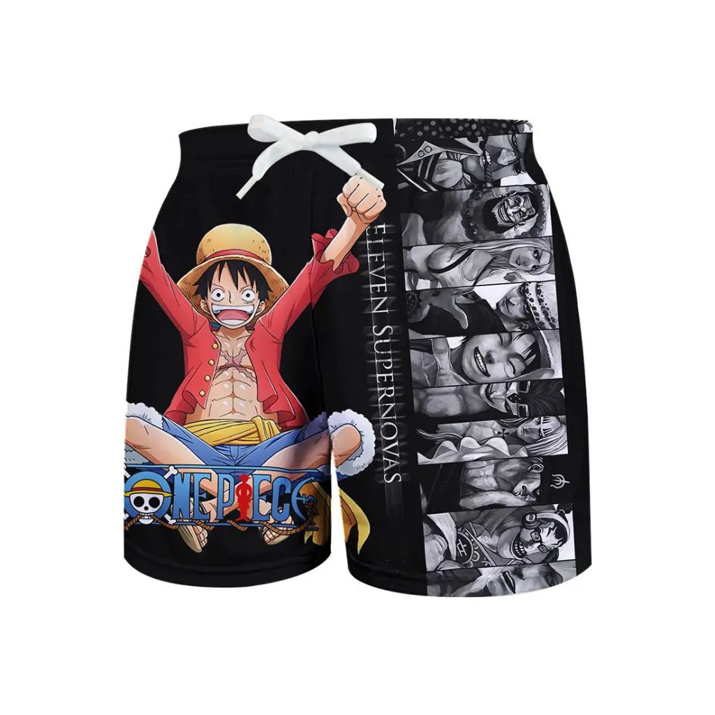 Luffy Summer Shorts Designed Fit for Men (8 Colors) | One Piece ...