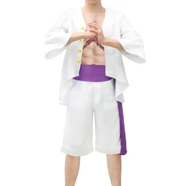 Gear 5 Luffy Cosplay NIKA White Costumes Outfit 2024 | One Piece ...