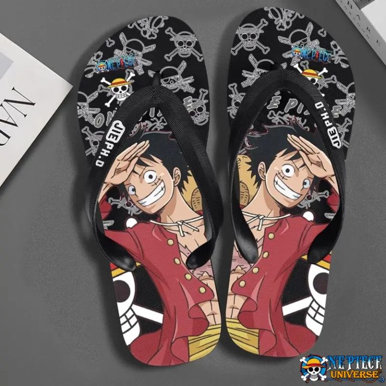 Monkey D Luffy Flip Flops Special Design 2024 (4 styles) | One Piece ...