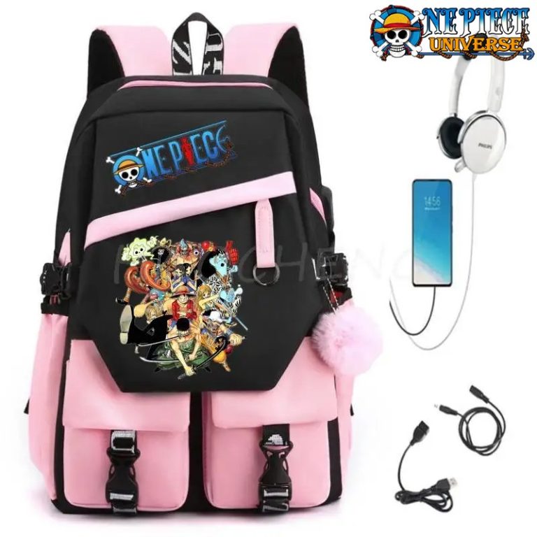 Anime Backpacks One Piece Cute For Girl Boy schoolbag 2 Color | One ...