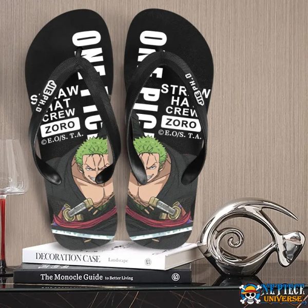 Roronoa Zoro Flip Flops Non-Slip Green ( 5 colors) | One Piece Universe ...