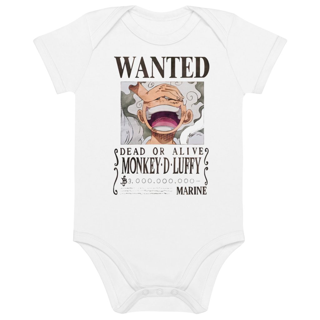 One Piece Luffy Gear 5 Cotton Anime Baby Clothes Onesie - Official One ...